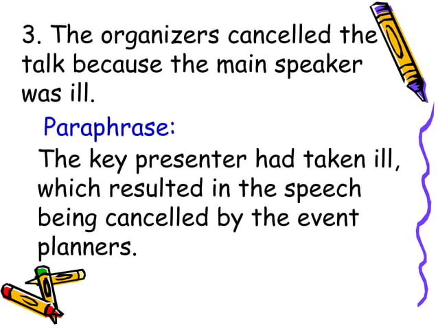 EAPP_Paraphrasing and Summarizing | PPTX | Weather | Science