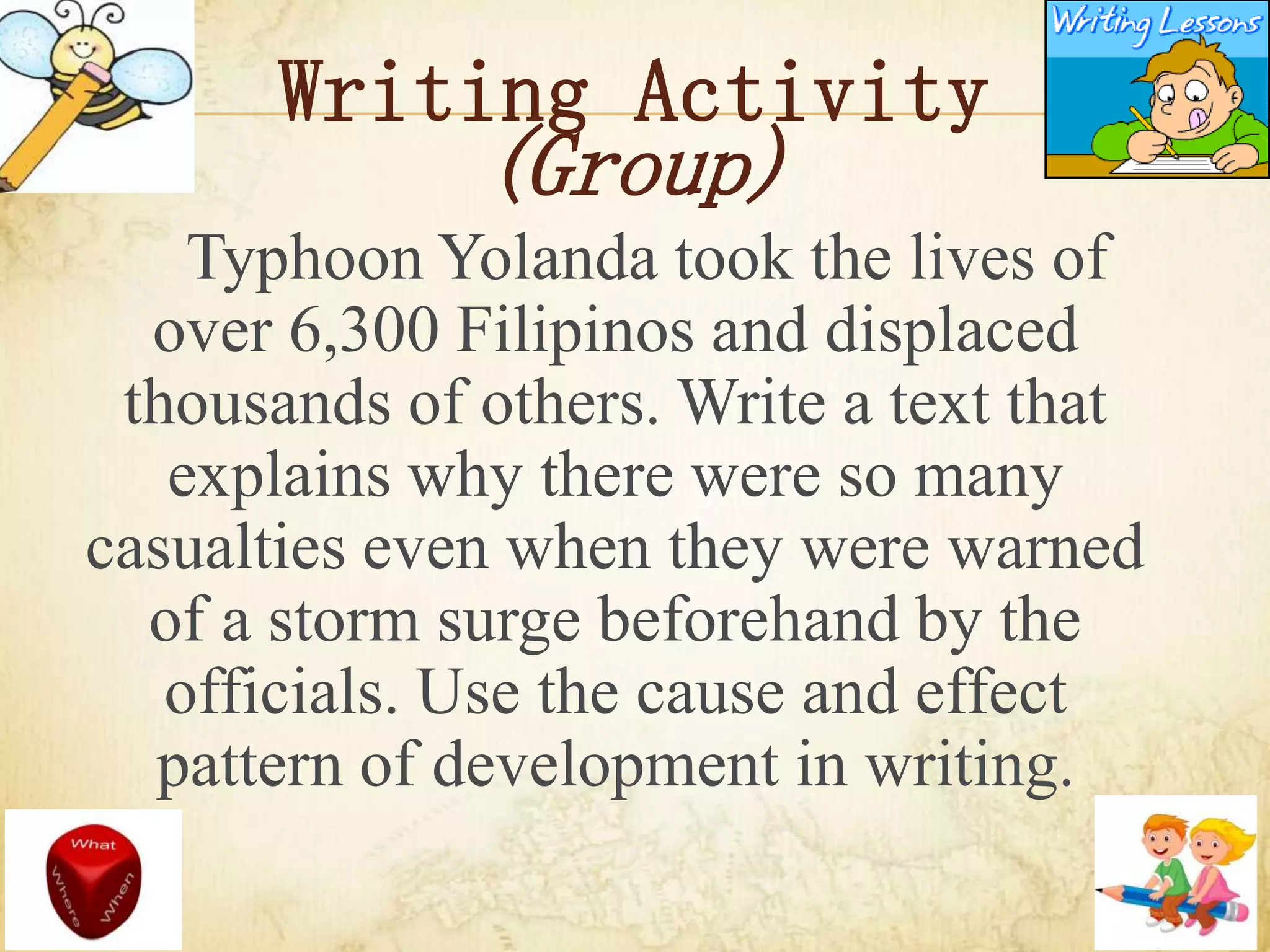 Lesson 4 Patterns of Development in Writing | PPTX