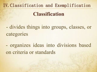 Lesson 4 Patterns of Development in Writing | PPTX