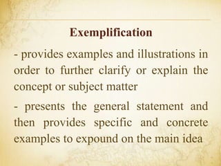 Lesson 4 Patterns of Development in Writing | PPTX