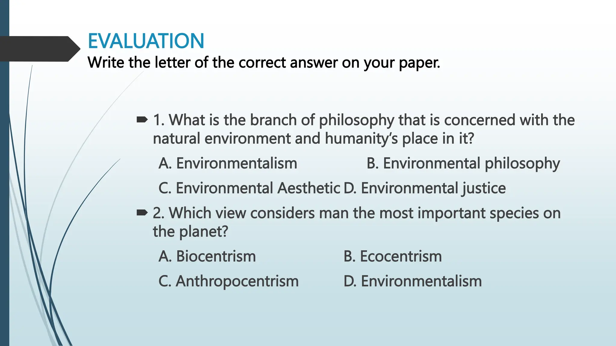 LESSON 4 PHILOSOPHY-The human person and environment | PPTX