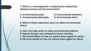 LESSON 4 PHILOSOPHY-The human person and environment | PPTX