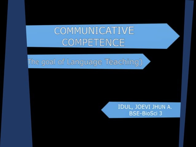 Communicative Competence | PPTX | Education