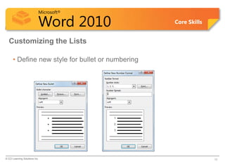 Word Lesson 4 PowerPoint | PPTX