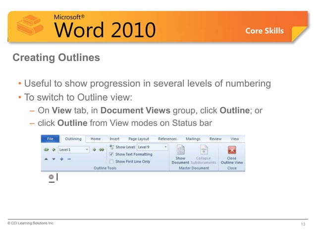 Word Lesson 4 PowerPoint | PPTX