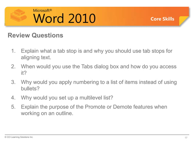 Word Lesson 4 PowerPoint | PPTX