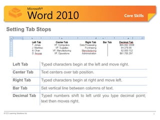 Word Lesson 4 PowerPoint | PPTX