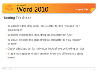 Word Lesson 4 PowerPoint | PPTX