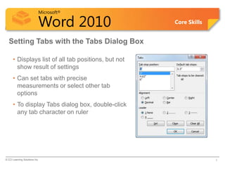 Word Lesson 4 PowerPoint | PPTX