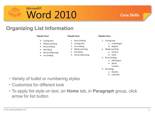 Word Lesson 4 PowerPoint | PPTX