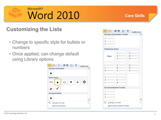 Word Lesson 4 PowerPoint | PPTX