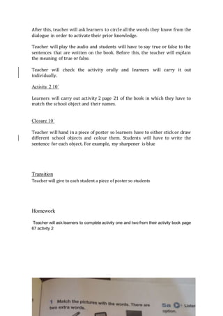 Lesson 4 primary passed | DOCX