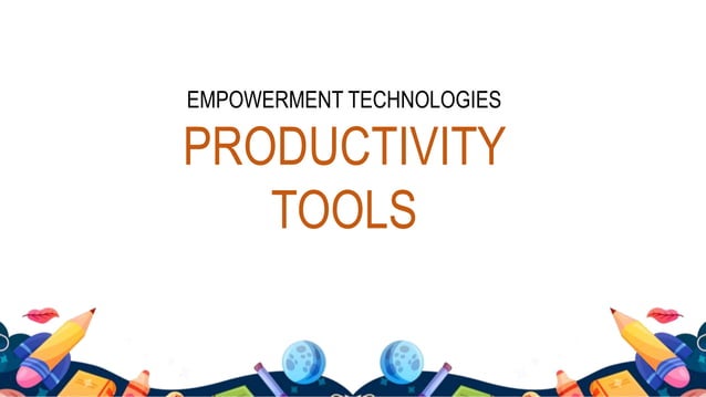 Lesson 4 Productivity Tools.pptx