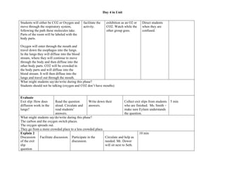 Lesson 4 respiratory system | PDF