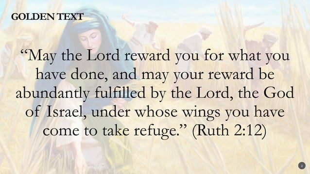 Lesson 4 Ruth's Encounter with Boaz.pptx | Christianity | Religion ...