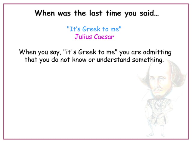 Lesson 4 shakespeares language | PPT