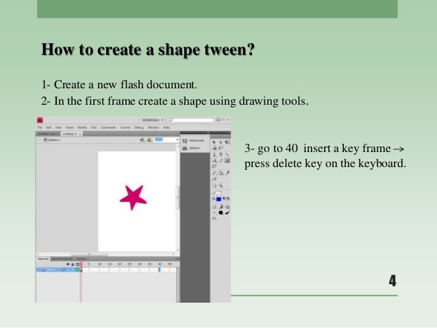 Adobe Flash Cs4 Shape Tween 