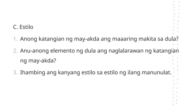 Lesson 4 (Sining ng Dula at Teatro).pptx