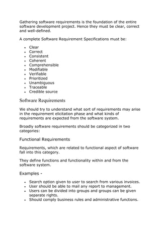 LESSON 4 SOFTWARE REQUIREMENT (3).docx. | PDF