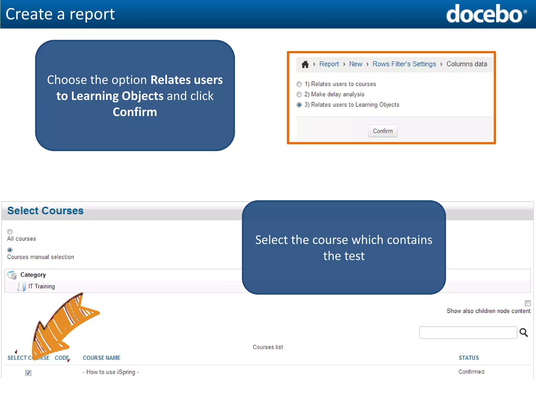 How to create a Test with the Docebo E-Learning platform - Part 04 ...