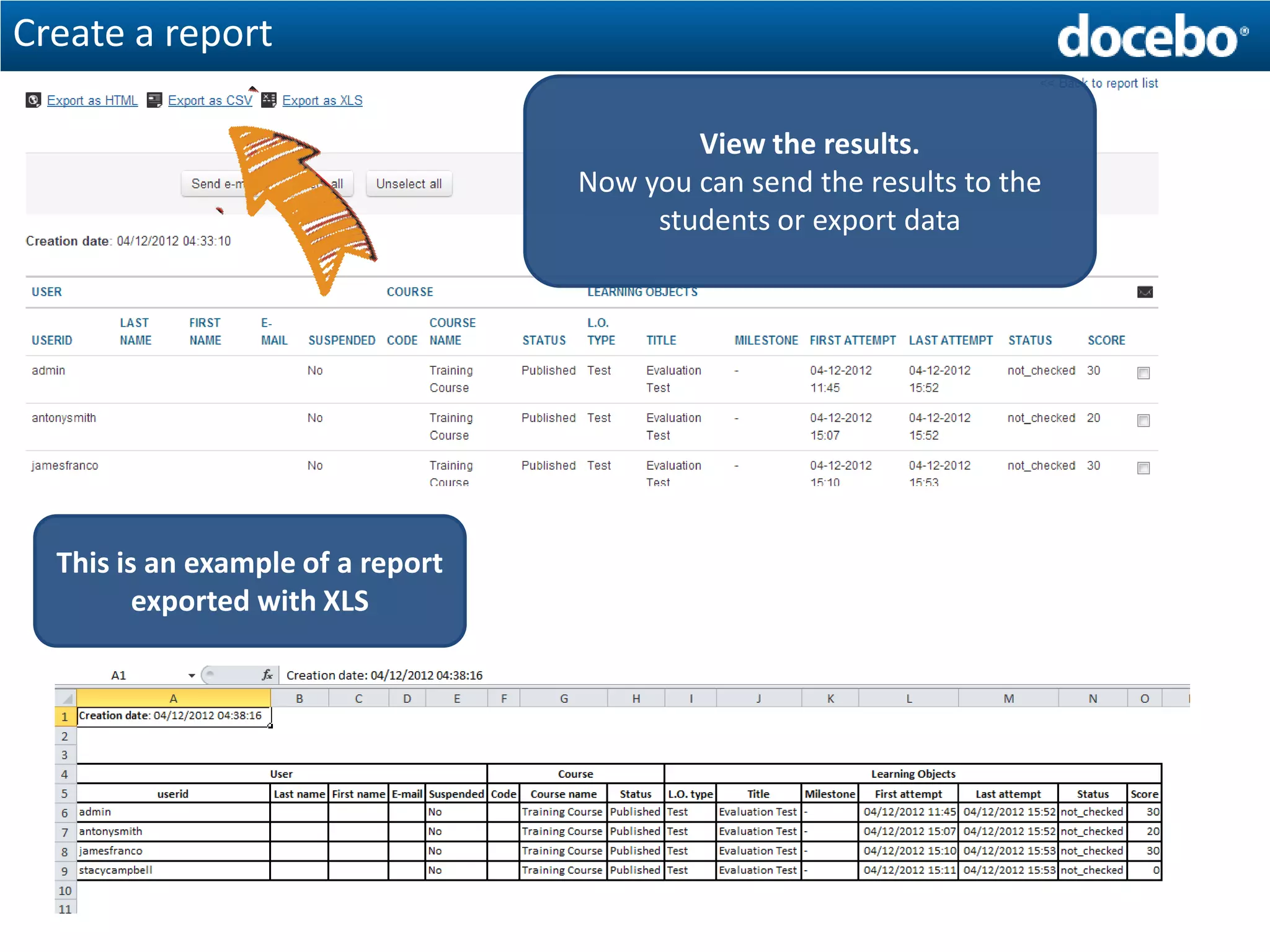 How to create a Test with the Docebo E-Learning platform - Part 04 ...