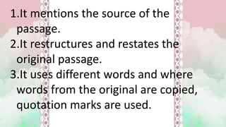 Lesson 4 Summarizing and Paraphrasing.pptx