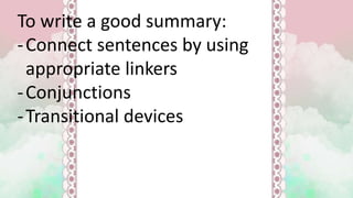 Lesson 4 Summarizing and Paraphrasing.pptx