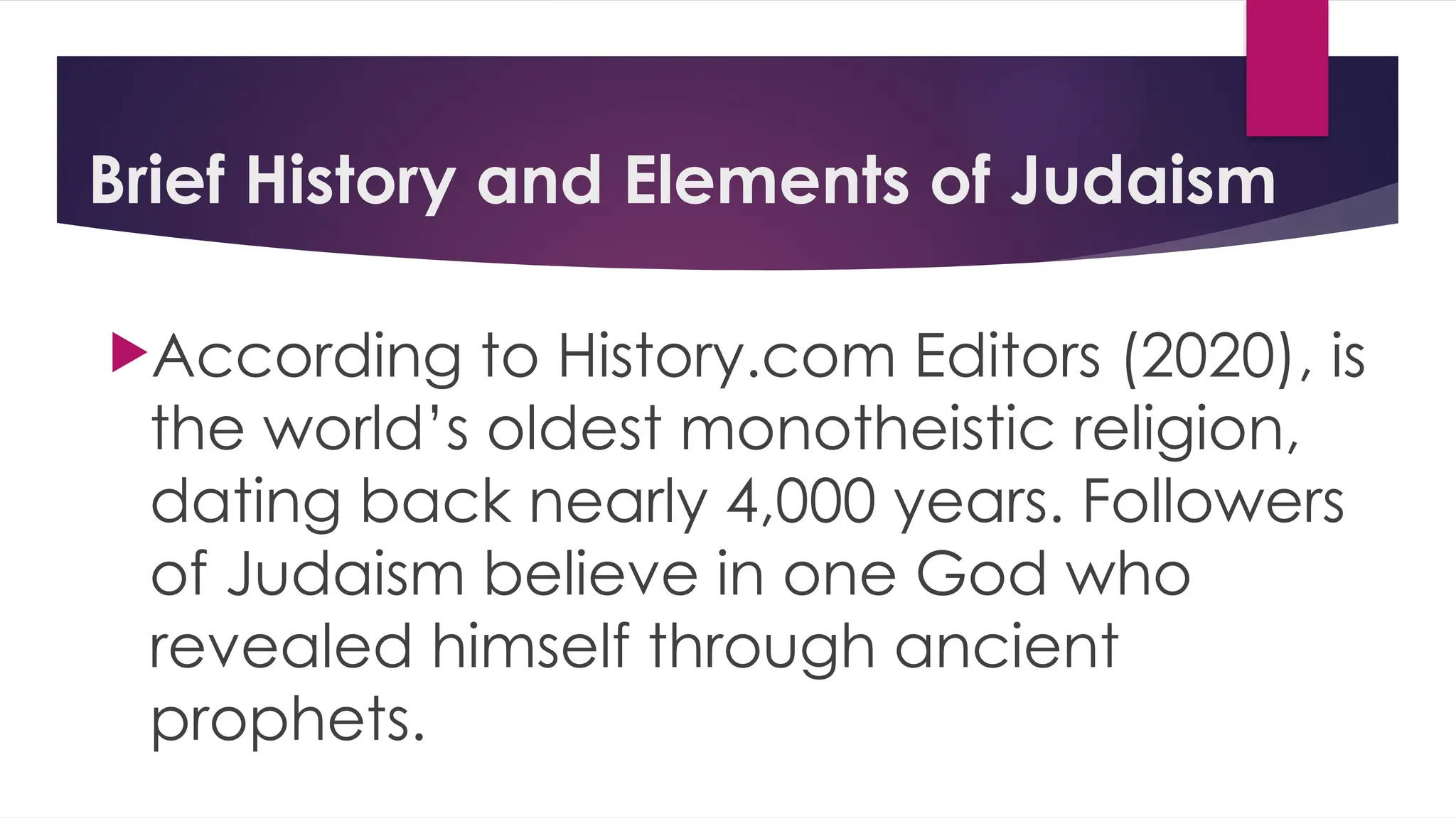LESSON 4 The Elements of Judaism......pptx