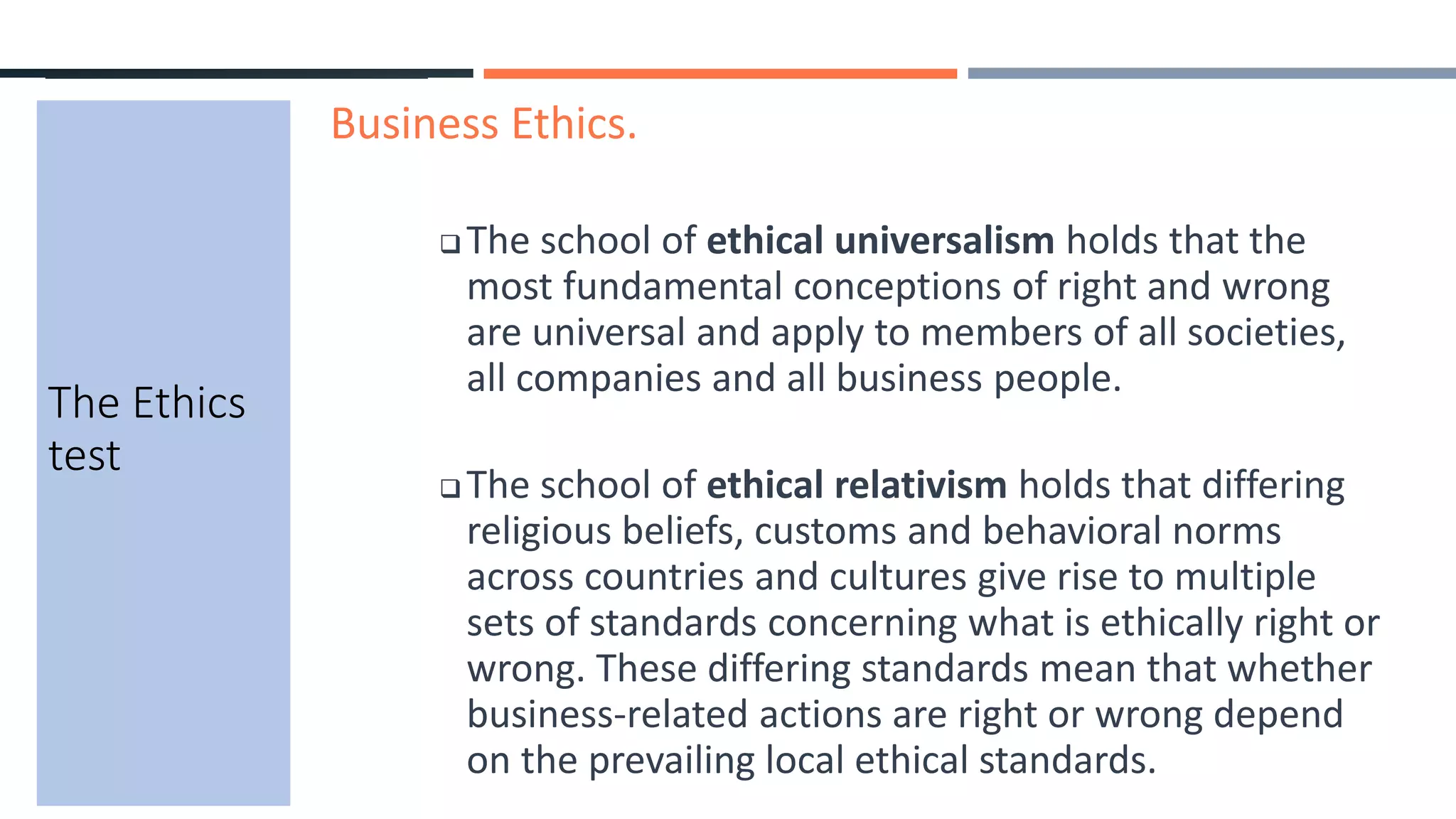 Lesson 4 the ethics test | PPT