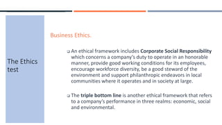 Lesson 4 the ethics test | PPT