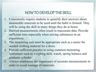 Lesson 4 –the science processes | PPTX