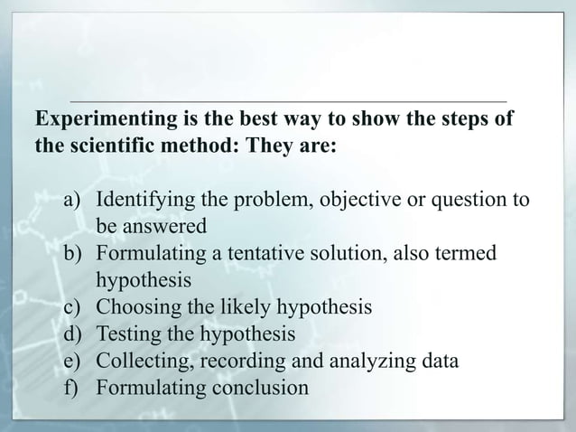 Lesson 4 –the science processes | PPTX | Primary Education | Education