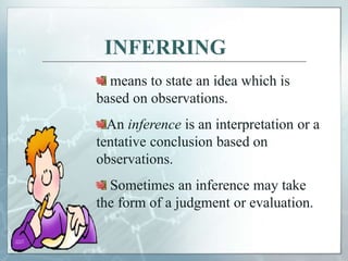 Inferring Science