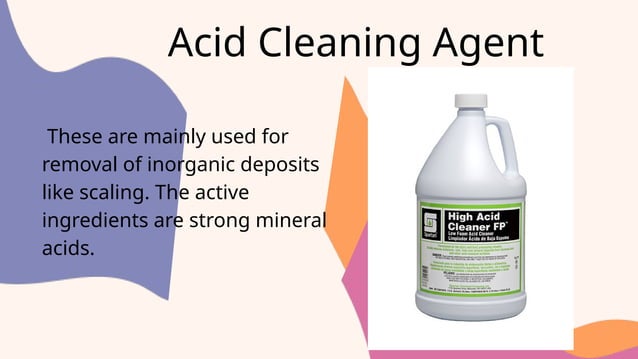 lesson 4Types and Uses of Cleaning Agents.pptx | Indoor Environmental ...