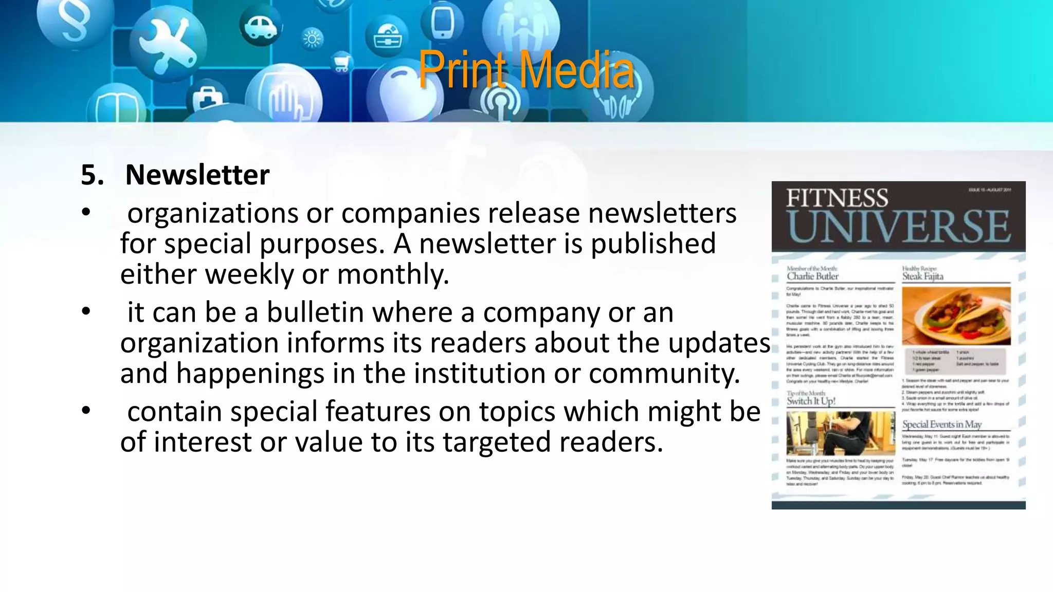 TYPES OF MEDIA | PPT