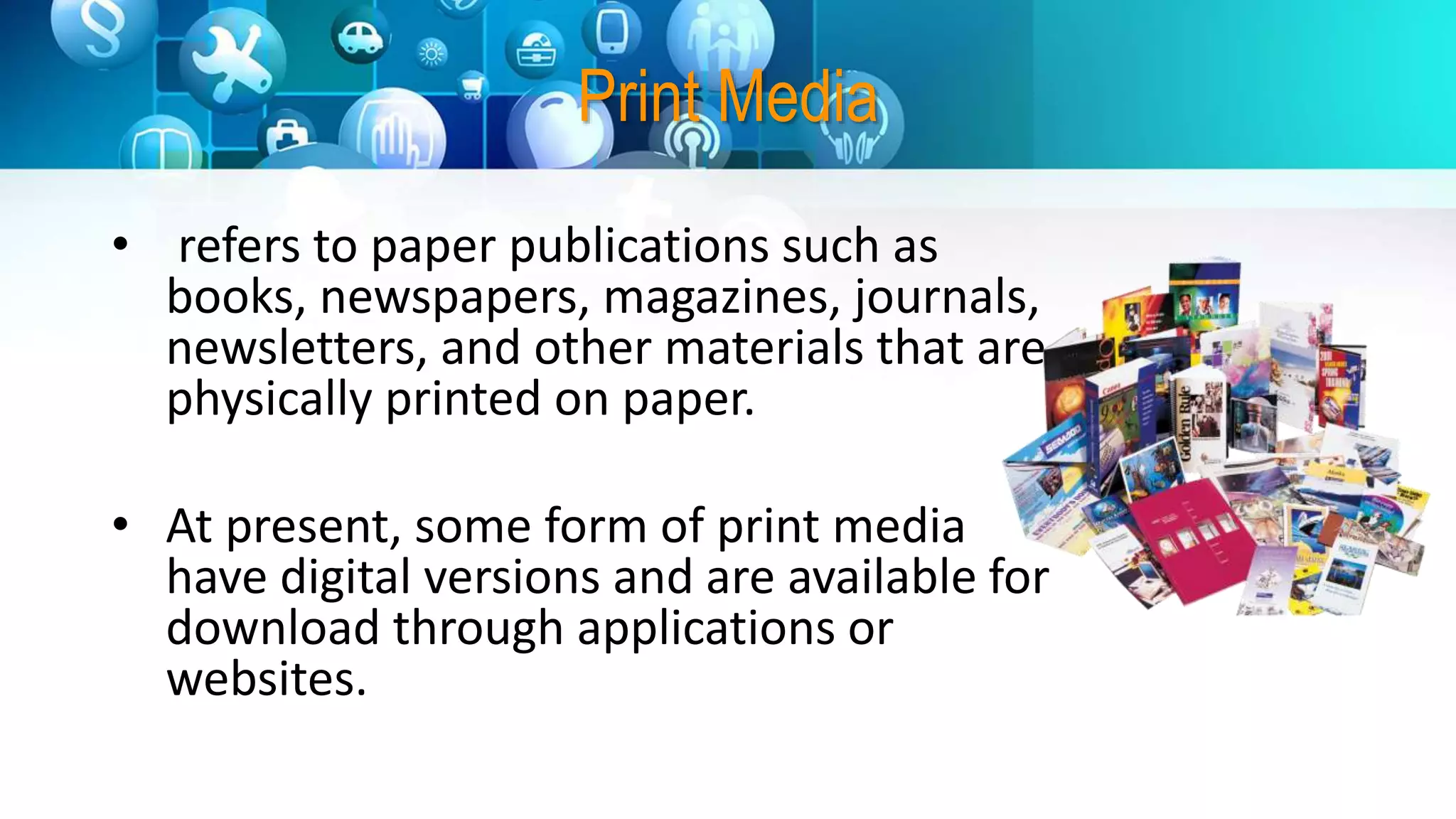 4 types of media | PPTX