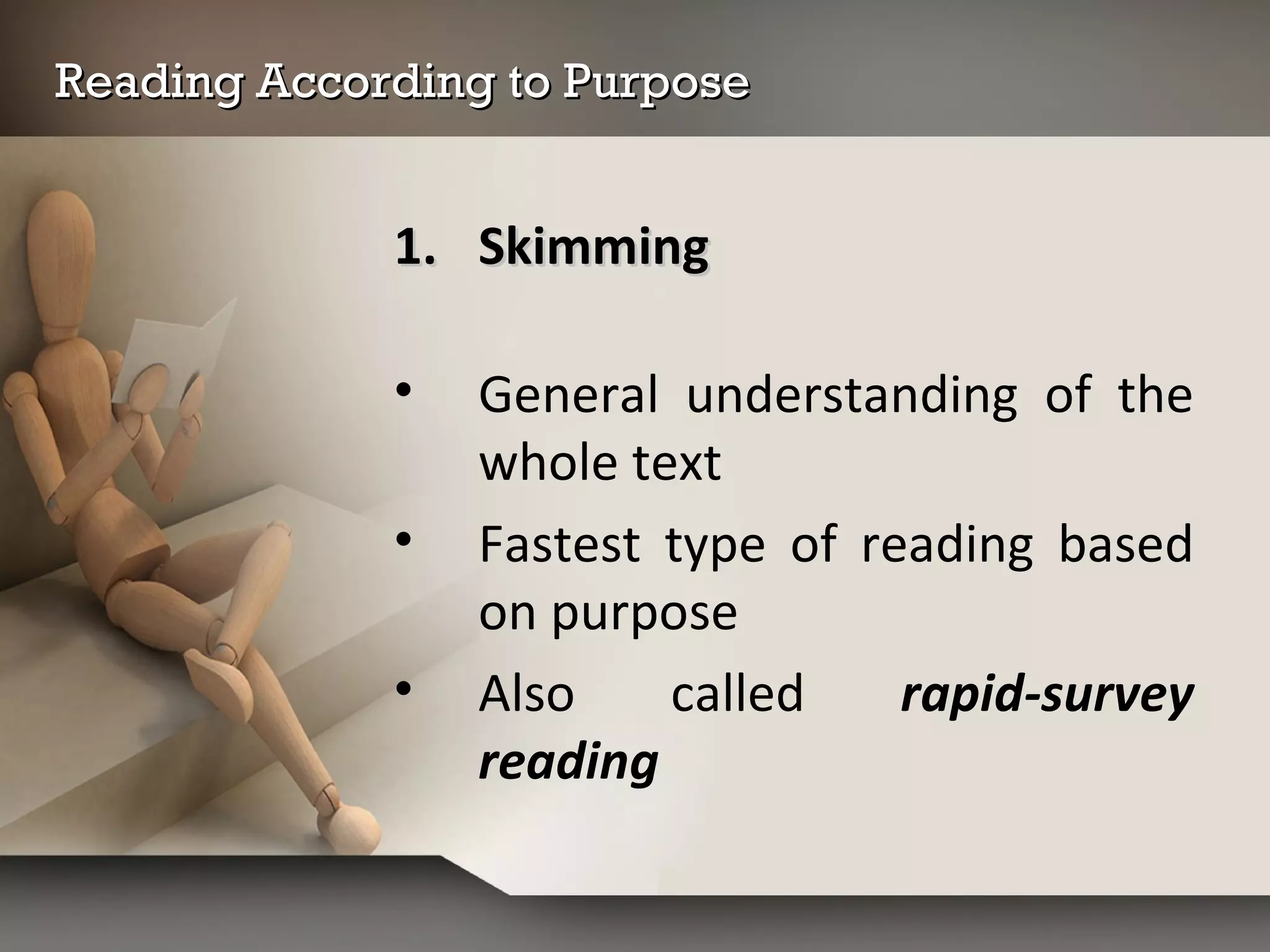Types of Reading | PPT