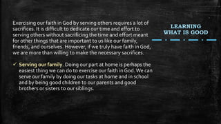 Lesson 4 we hve faith in god | PPT