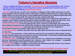 Introduction to Narrative Theory | PPT