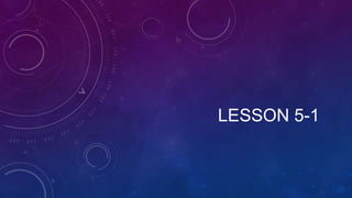 Lesson 5 1 | PPTX