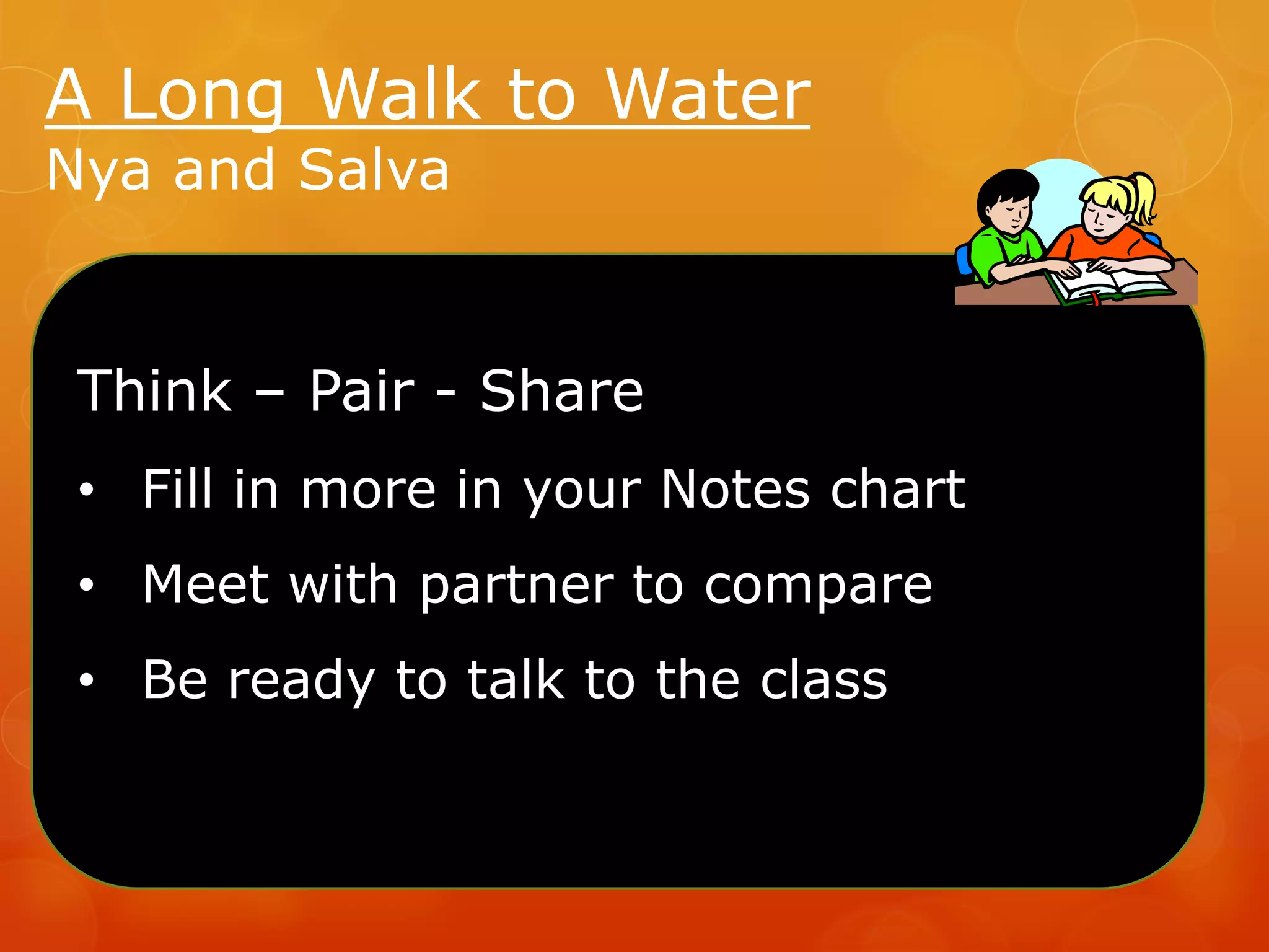 A Long Walk to Water - Lssn 5 | PPTX