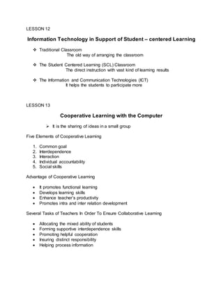 educ 118 outline assignment | PDF