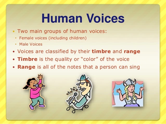 Lesson 5.the voice and the instruments