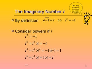 Lesson5.1 complexnumbers demo | PPT