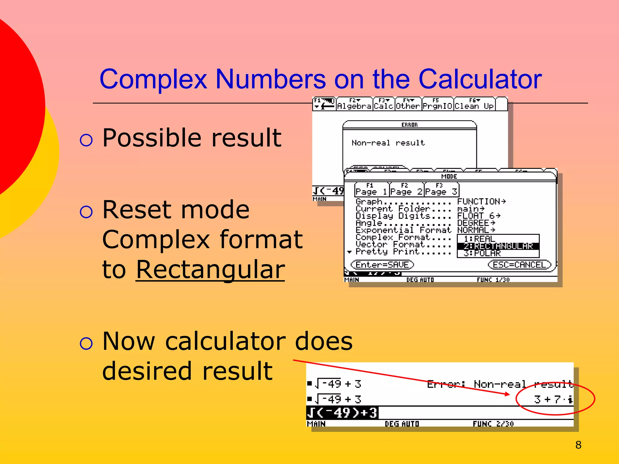 Lesson51 Complexnumbers Ppt 9009