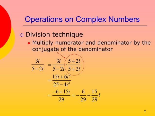 Lesson5.1 complexnumbers | PPT