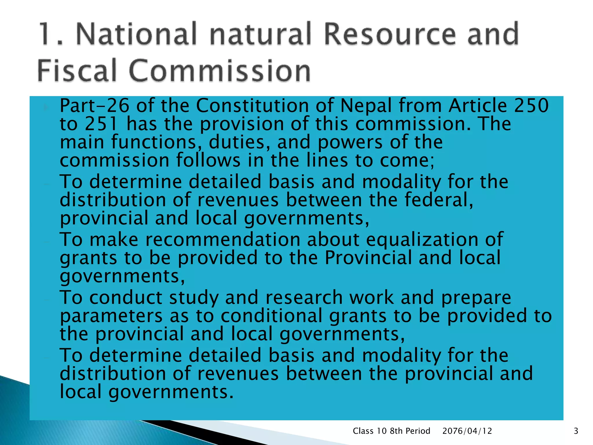 Lesson 5.5 (ten social) Constitutional Commissions | PPT