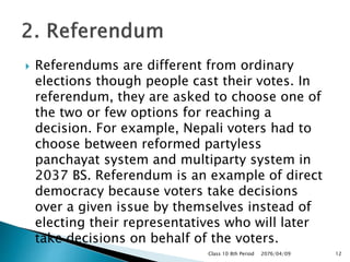 Lesson 5.7 (ten social) Election Process | PPT