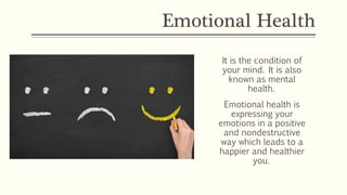 Lesson 5 physcial emotional and health social | PPTX
