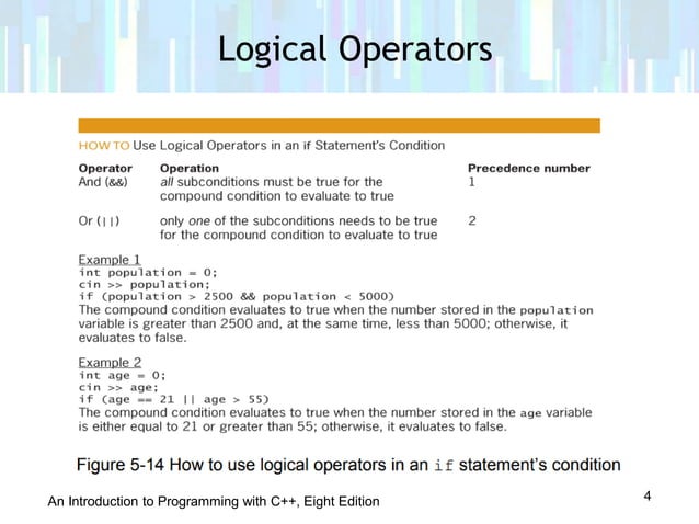 Lesson 5.2 logical operators | PPT